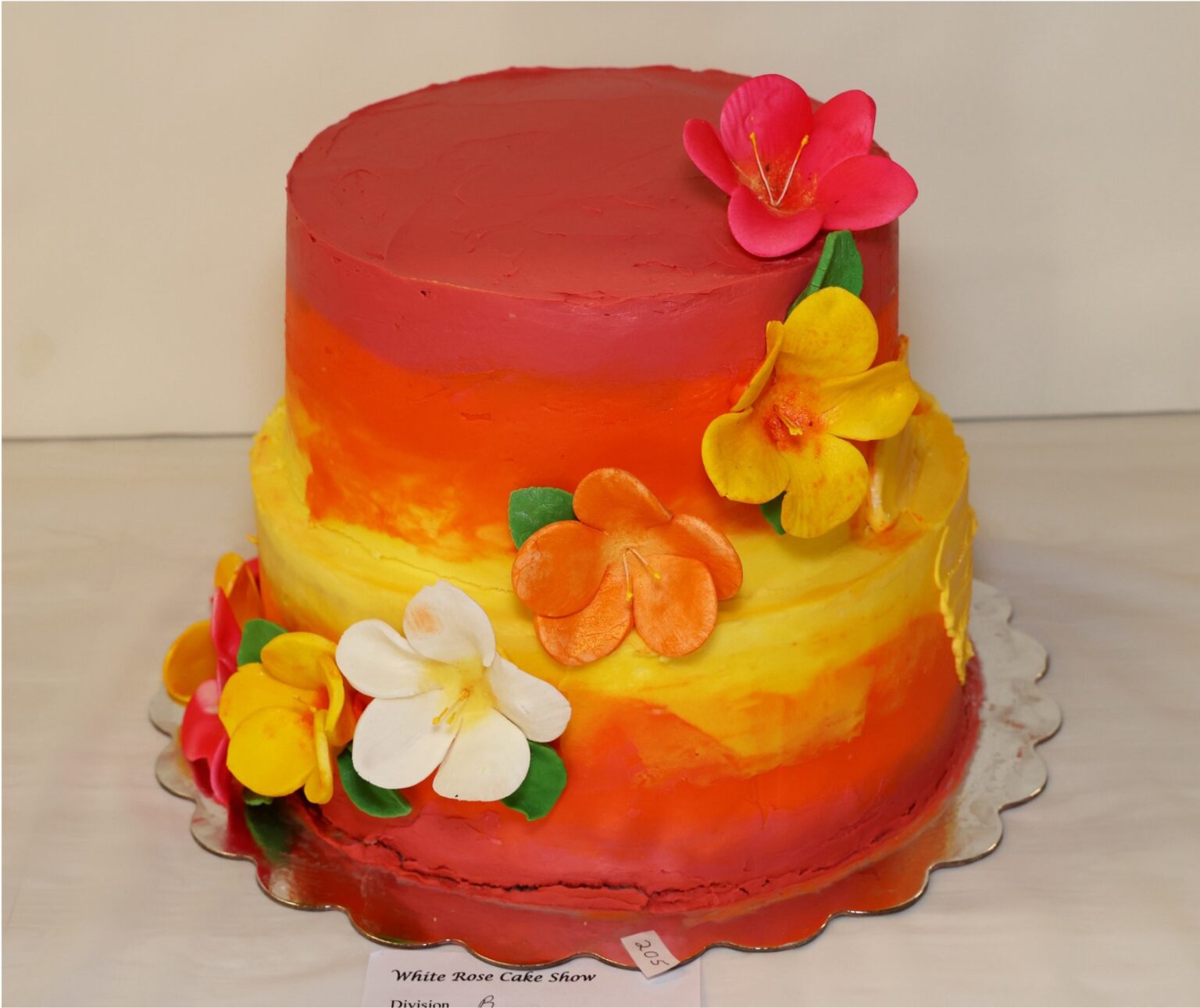 WRSAC 2025 Results - White Rose Cake Decorators
